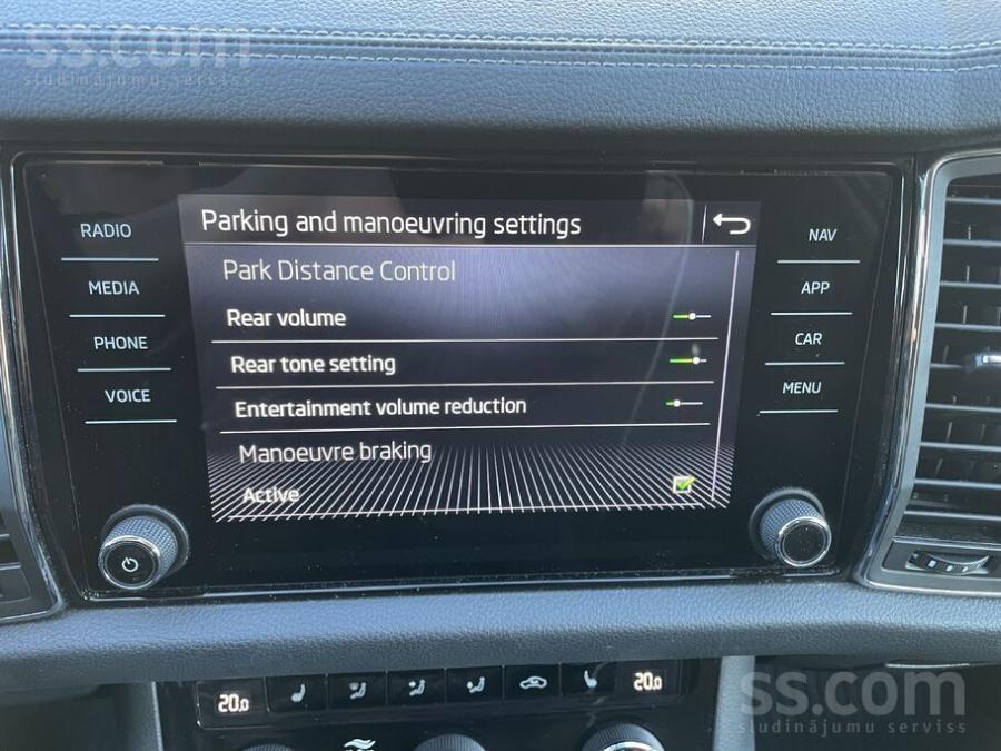 Pelēks Skoda Kodiaq 2023 Rīga, ar dzinēja tilpumu 1.50 L un nobraukumu 72 tūkst. km par 25900 €, foto 19 vietnē AUTOMOTO.COM.LV