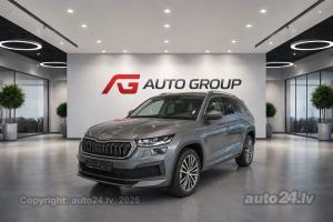 Pelēks Skoda Kodiaq 2023 Pērnava, ar dzinēja tilpumu 2.00 L un nobraukumu 40 tūkst. km par 36990 €, foto  vietnē AUTOMOTO.COM.LV