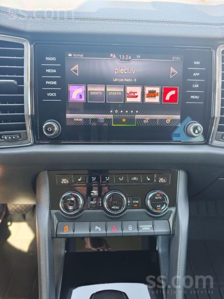 Серый Шкода Kodiaq 2023 в Рига, объемом двигателя 2.00 л и пробегом 117 тыс. км за 24500 €, фото 12 на AUTOMOTO.COM.LV