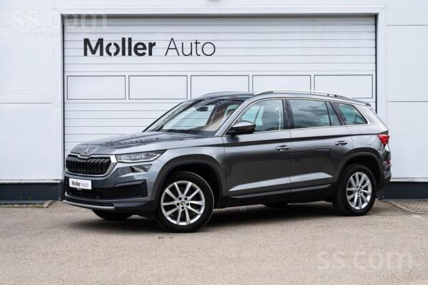 Grey Skoda Kodiaq 2023 in Riga, with an engine capacity of 2.00 L and mileage of 149 thousand km for 29950 €, photo 1 on AUTOMOTO.COM.LV