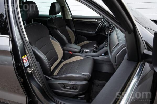 Grey Skoda Kodiaq 2023 in Riga, with an engine capacity of 2.00 L and mileage of 149 thousand km for 29950 €, photo 7 on AUTOMOTO.COM.LV