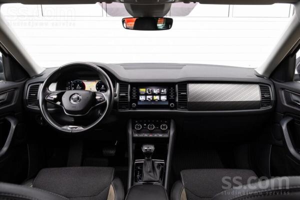 Grey Skoda Kodiaq 2023 in Riga, with an engine capacity of 2.00 L and mileage of 149 thousand km for 29950 €, photo 9 on AUTOMOTO.COM.LV