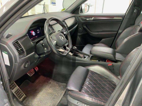 Grey Skoda Kodiaq 2023 in Vilnius, with an engine capacity of 1.98 L and mileage of 51 thousand km for 42690 €, photo 9 on AUTOMOTO.COM.LV