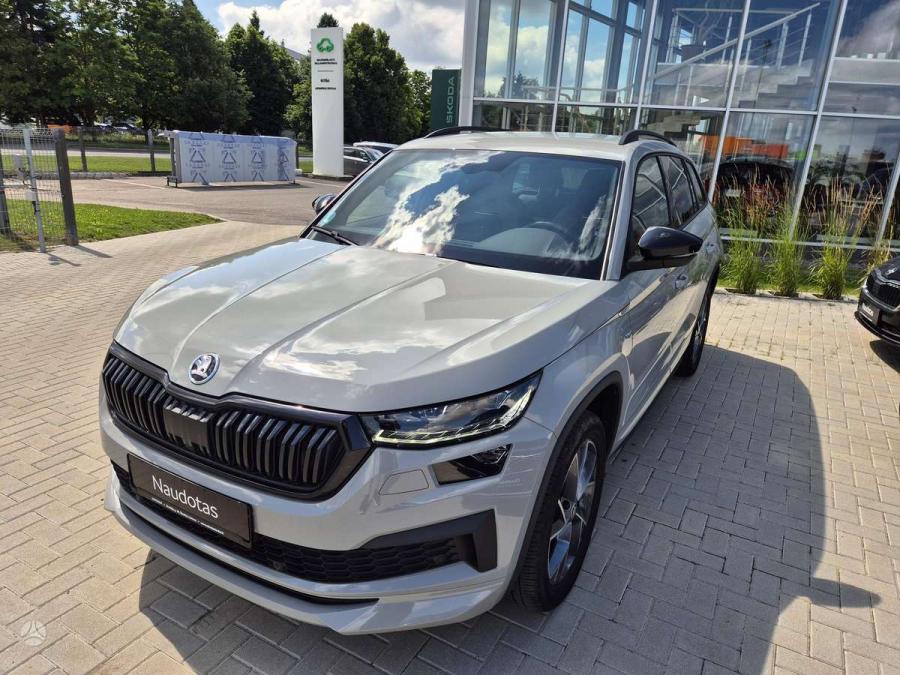 Pelēks Skoda Kodiaq 2023 Šauļi, ar dzinēja tilpumu 1.97 L un nobraukumu 117 tūkst. km par 29200 €, foto 1 vietnē AUTOMOTO.COM.LV