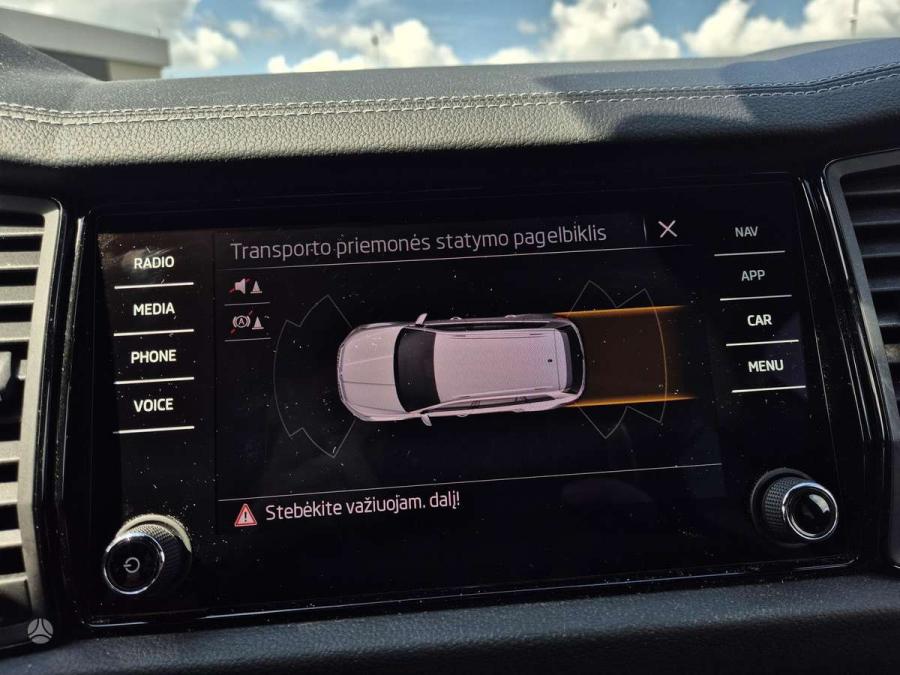 Pelēks Skoda Kodiaq 2023 Šauļi, ar dzinēja tilpumu 1.97 L un nobraukumu 117 tūkst. km par 29200 €, foto 13 vietnē AUTOMOTO.COM.LV