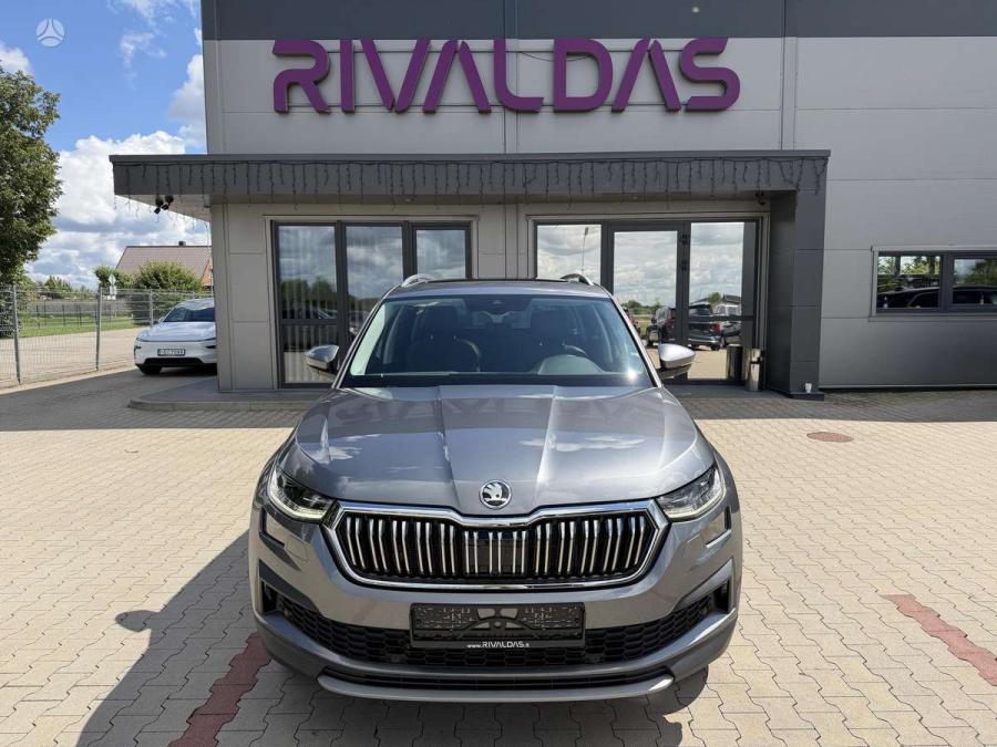 Pelēks Skoda Kodiaq 2023 Šauļi, ar dzinēja tilpumu 1.97 L un nobraukumu 116 tūkst. km par 28990 €, foto 1 vietnē AUTOMOTO.COM.LV