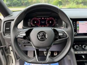 Grey Skoda Kodiaq 2023 in Kaunas, with an engine capacity of 1.50 L and mileage of 163 thousand km for 26900 €, photo 19 on AUTOMOTO.COM.LV