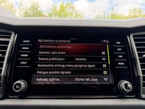 Grey Skoda Kodiaq 2023 in Kaunas, with an engine capacity of 1.50 L and mileage of 163 thousand km for 26900 €, photo 27 on AUTOMOTO.COM.LV