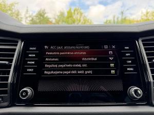Grey Skoda Kodiaq 2023 in Kaunas, with an engine capacity of 1.50 L and mileage of 163 thousand km for 26900 €, photo 33 on AUTOMOTO.COM.LV