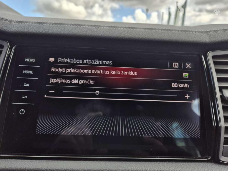 Pelēks Skoda Kodiaq 2023 Šauļi, ar dzinēja tilpumu 1.97 L un nobraukumu 176 tūkst. km par 29200 €, foto 38 vietnē AUTOMOTO.COM.LV