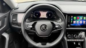 Grey Skoda Kodiaq 2023 in Vilnius, with an engine capacity of 1.97 L and mileage of 145 thousand km for 25290 €, photo 13 on AUTOMOTO.COM.LV