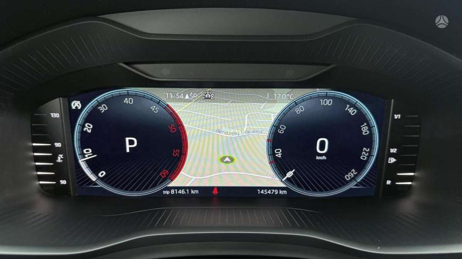 Grey Skoda Kodiaq 2023 in Vilnius, with an engine capacity of 1.97 L and mileage of 145 thousand km for 25290 €, photo 15 on AUTOMOTO.COM.LV