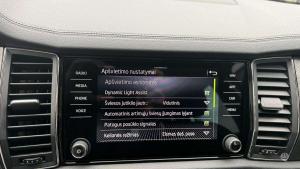 Grey Skoda Kodiaq 2023 in Vilnius, with an engine capacity of 1.97 L and mileage of 145 thousand km for 25290 €, photo 22 on AUTOMOTO.COM.LV