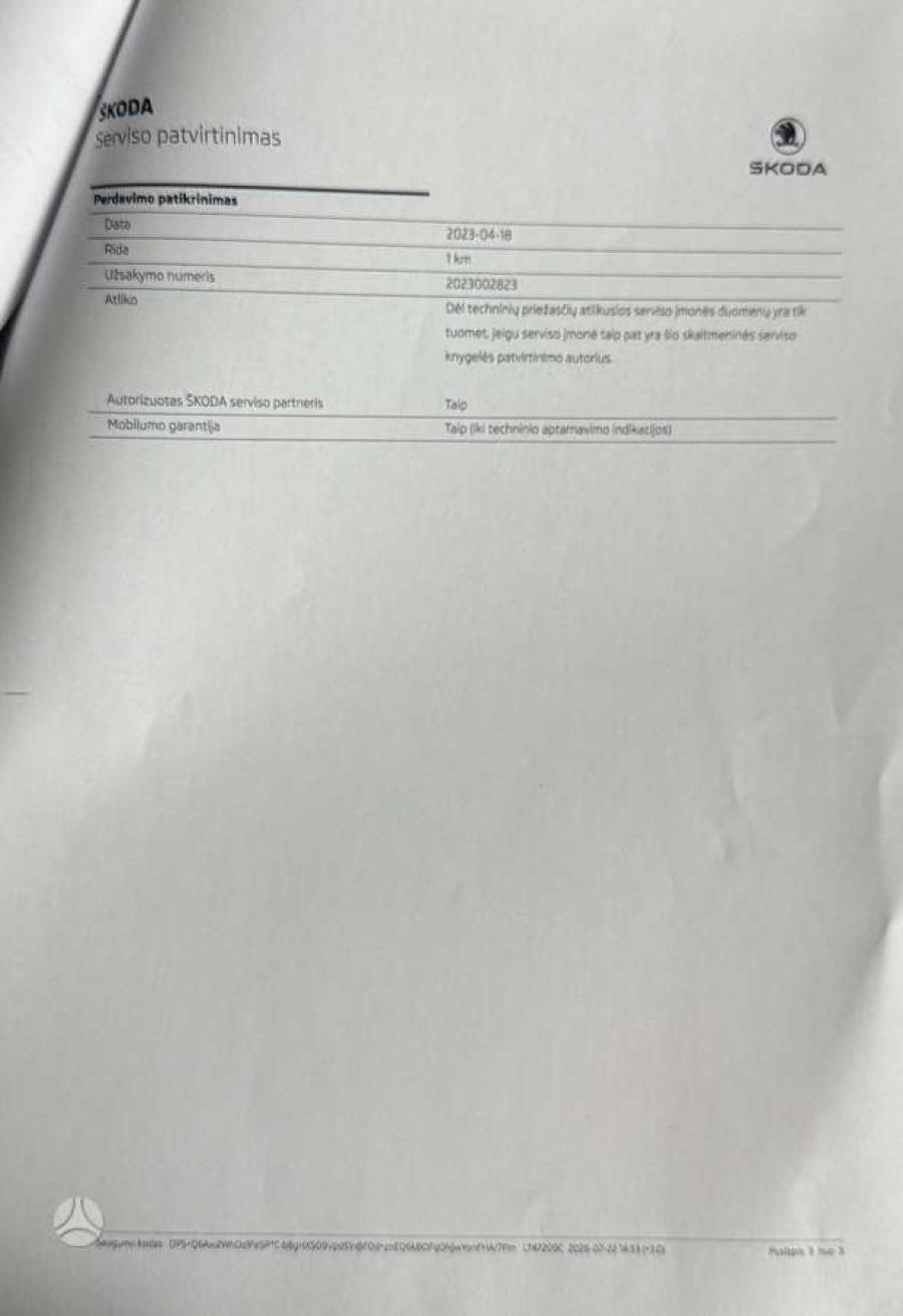 Grey Skoda Kodiaq 2023 in Vilnius, with an engine capacity of 1.97 L and mileage of 145 thousand km for 25290 €, photo 32 on AUTOMOTO.COM.LV