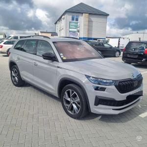 Grey Skoda Kodiaq 2023 in Taurage, with an engine capacity of 1.97 L and mileage of 220 thousand km for 23900 €, photo  on AUTOMOTO.COM.LV