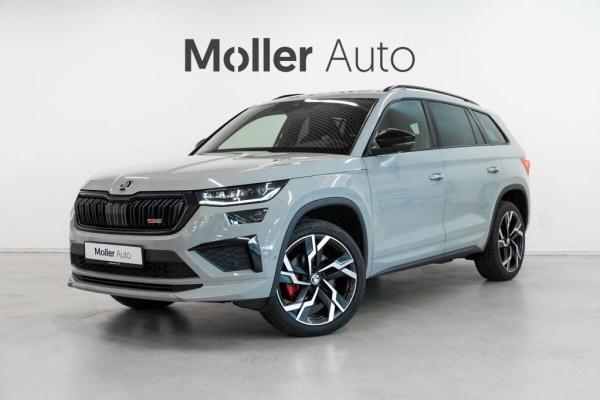 Grey Skoda Kodiaq 2023 in Vilnius, with an engine capacity of 2.00 L and mileage of 125 thousand km for 35500 €, photo 1 on AUTOMOTO.COM.LV