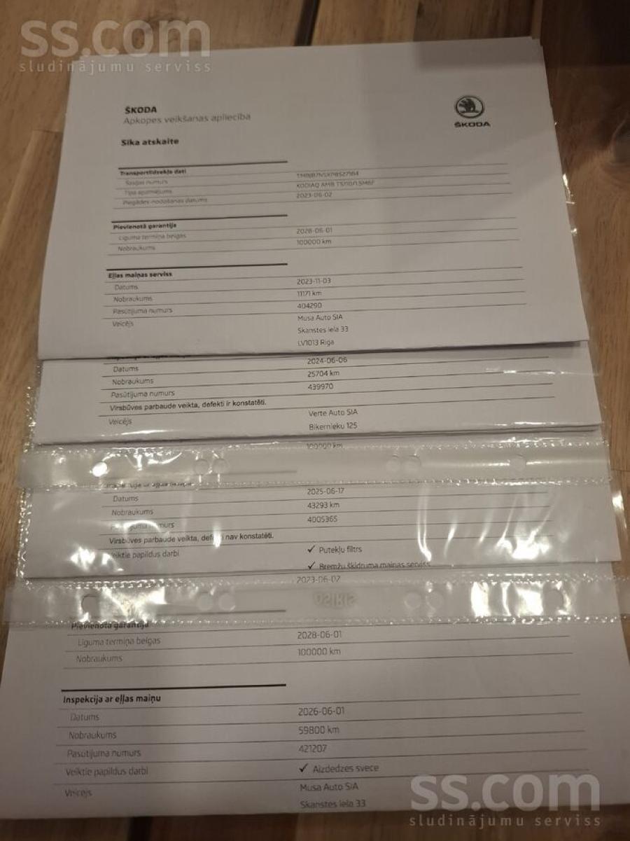 Pelēks Skoda Kodiaq 2023 Rīga, ar dzinēja tilpumu 1.50 L un nobraukumu 62 tūkst. km par 27000 €, foto 16 vietnē AUTOMOTO.COM.LV