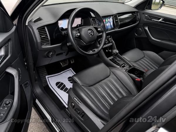 Grey Skoda Kodiaq 2023 in Parnu, with an engine capacity of 2.00 L and mileage of 66 thousand km for 36990 €, photo 8 on AUTOMOTO.COM.LV