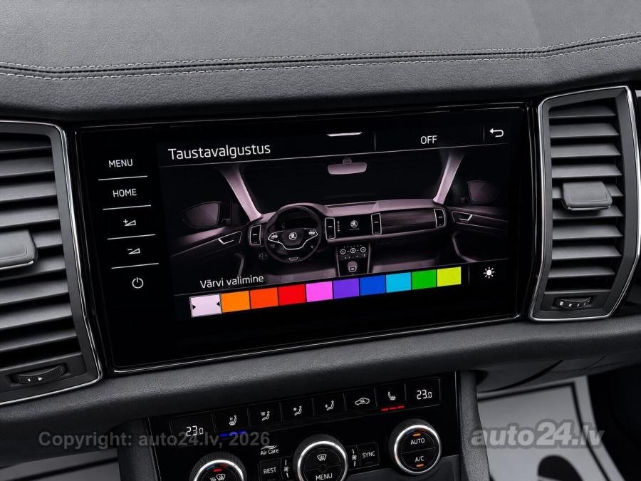 Серый Шкода Kodiaq 2023 в Пярну, объемом двигателя 2.00 л и пробегом 66 тыс. км за 36990 €, фото 21 на AUTOMOTO.COM.LV