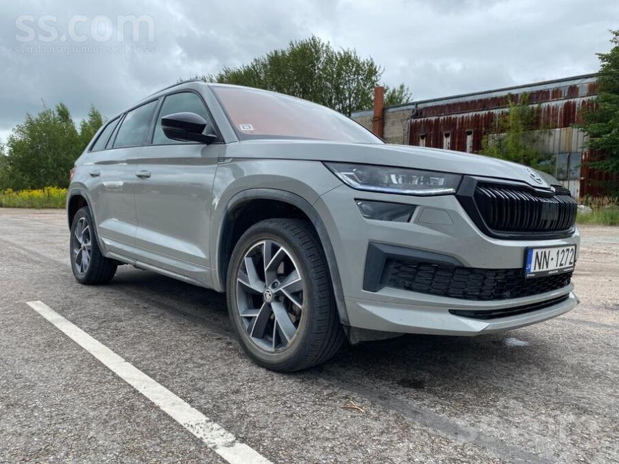 Серый Шкода Kodiaq 2023 в Рига, объемом двигателя 1.50 л и пробегом 61 тыс. км за 29500 €, фото 3 на AUTOMOTO.COM.LV
