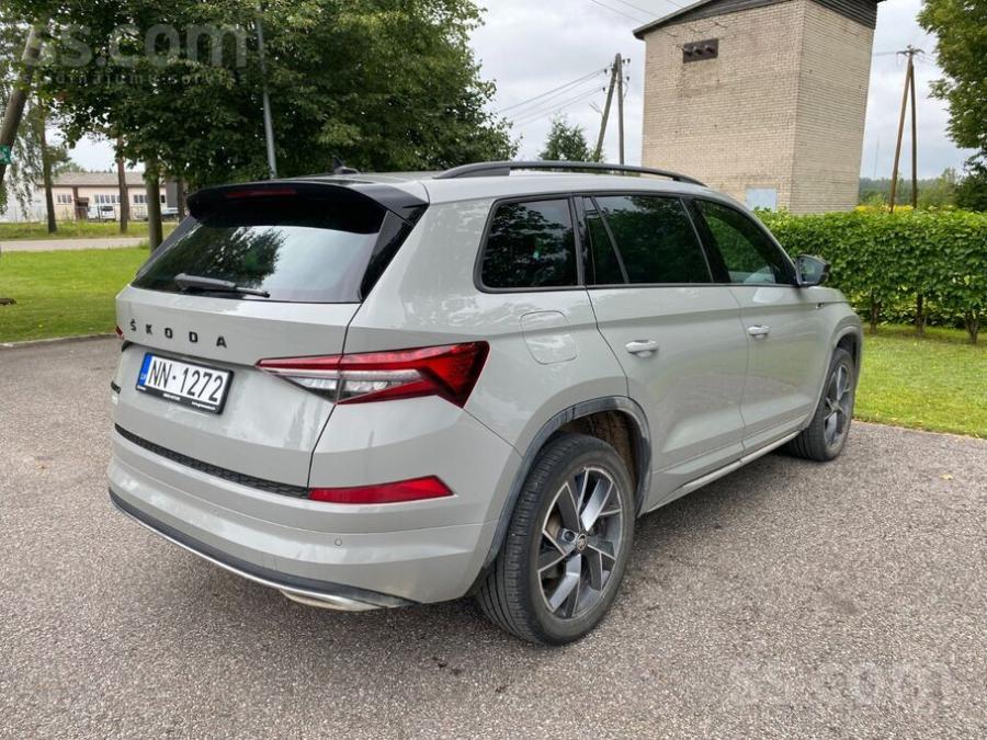 Серый Шкода Kodiaq 2023 в Рига, объемом двигателя 1.50 л и пробегом 61 тыс. км за 29500 €, фото 5 на AUTOMOTO.COM.LV