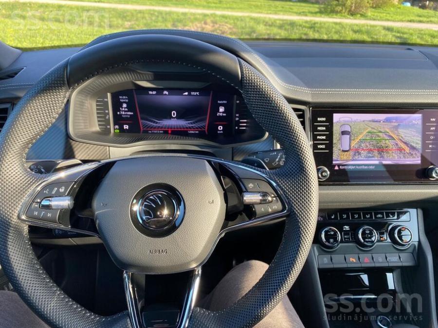 Серый Шкода Kodiaq 2023 в Рига, объемом двигателя 1.50 л и пробегом 61 тыс. км за 29500 €, фото 10 на AUTOMOTO.COM.LV