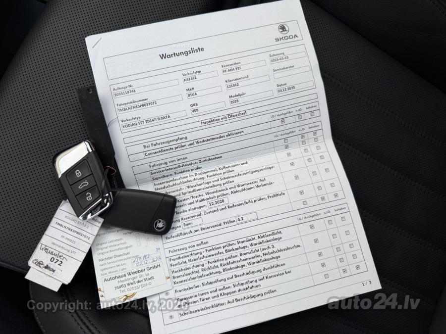 Серый Шкода Kodiaq 2023 в Пярну, объемом двигателя 2.00 л и пробегом 132 тыс. км за 29990 €, фото 18 на AUTOMOTO.COM.LV