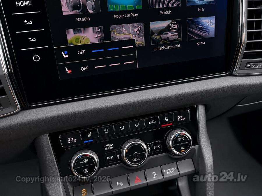 Серый Шкода Kodiaq 2023 в Пярну, объемом двигателя 2.00 л и пробегом 132 тыс. км за 29990 €, фото 23 на AUTOMOTO.COM.LV