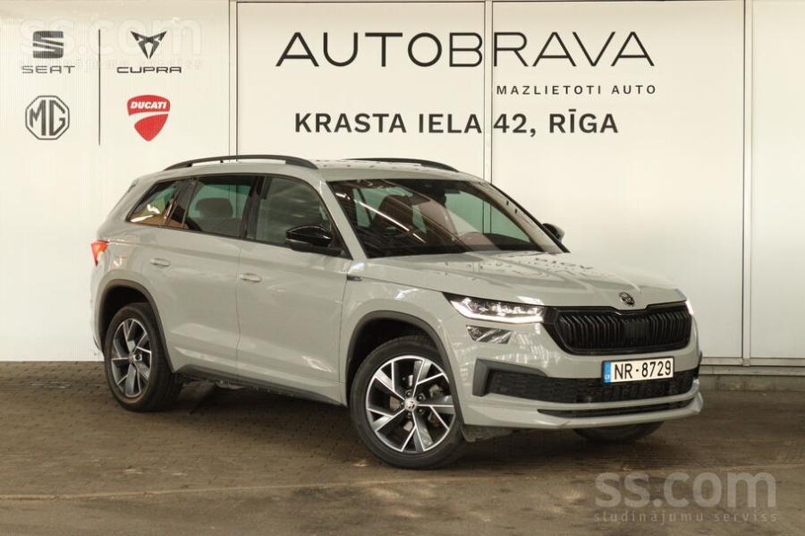 Серый Шкода Kodiaq 2023 в Рига, объемом двигателя 1.50 л и пробегом 119 тыс. км за 26400 €, фото 4 на AUTOMOTO.COM.LV