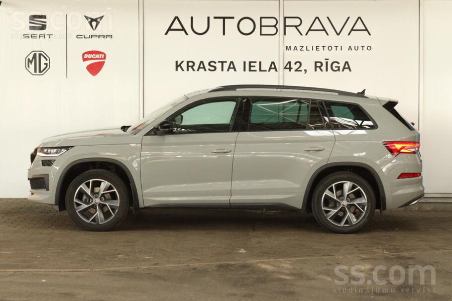 Серый Шкода Kodiaq 2023 в Рига, объемом двигателя 1.50 л и пробегом 119 тыс. км за 26400 €, фото 5 на AUTOMOTO.COM.LV