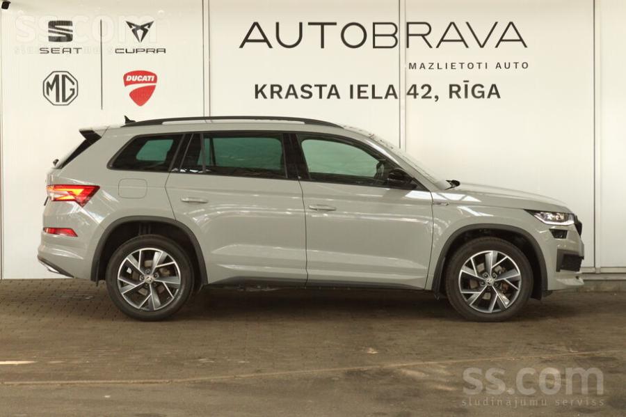 Серый Шкода Kodiaq 2023 в Рига, объемом двигателя 1.50 л и пробегом 119 тыс. км за 26400 €, фото 6 на AUTOMOTO.COM.LV