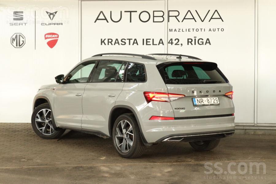 Серый Шкода Kodiaq 2023 в Рига, объемом двигателя 1.50 л и пробегом 119 тыс. км за 26400 €, фото 7 на AUTOMOTO.COM.LV