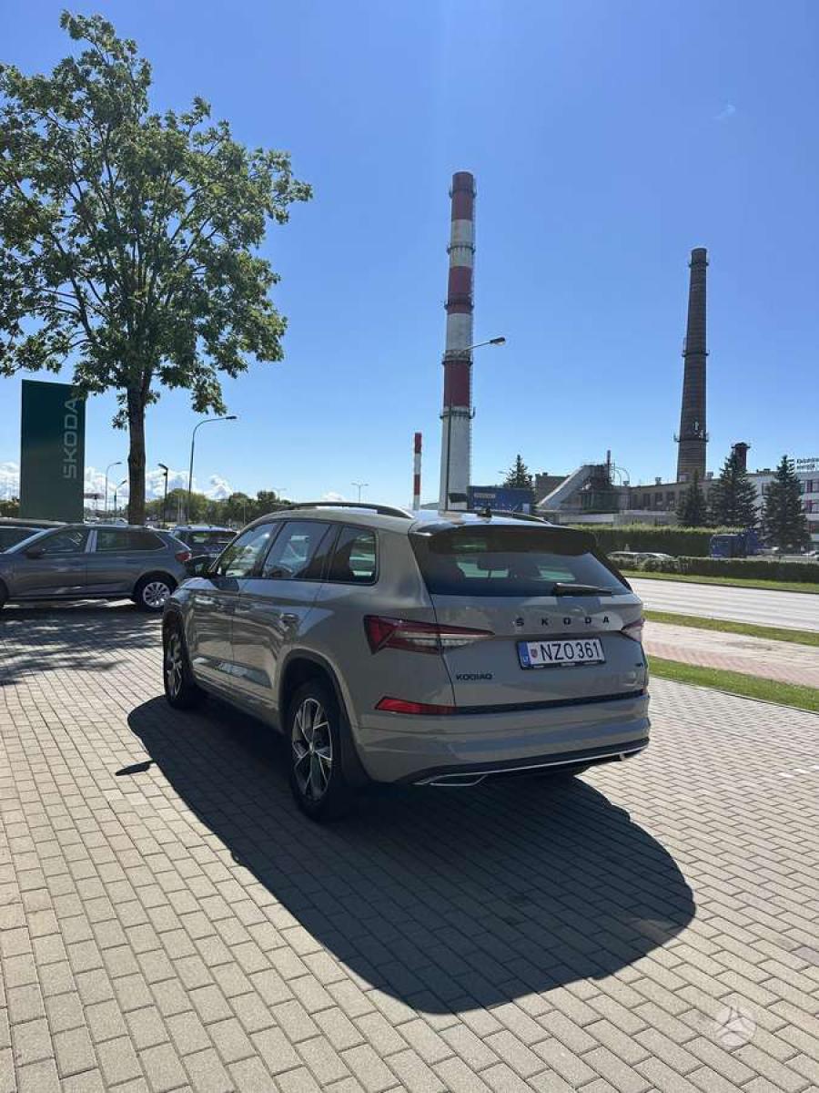 Серый Шкода Kodiaq 2023 в Клайпеда, объемом двигателя 1.98 л и пробегом 71 тыс. км за 34980 €, фото 7 на AUTOMOTO.COM.LV