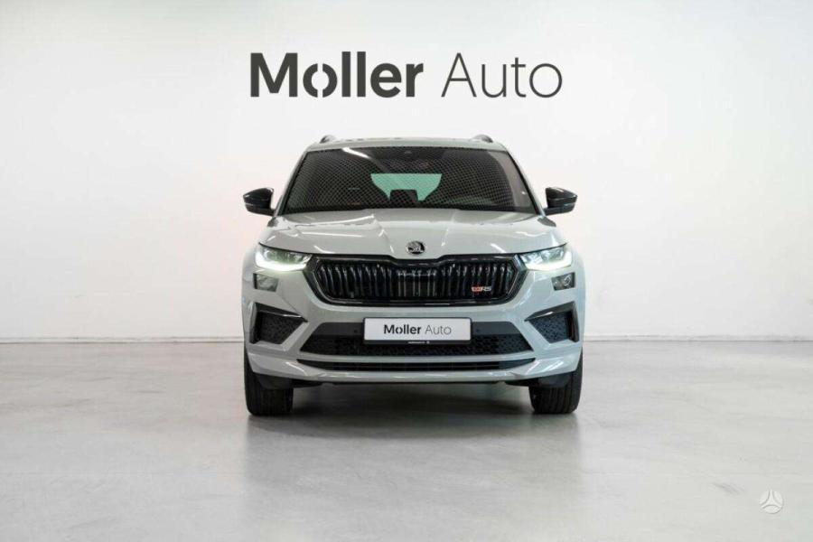 Grey Skoda Kodiaq 2023 in Vilnius, with an engine capacity of 2.00 L and mileage of 125 thousand km for 35500 €, photo 6 on AUTOMOTO.COM.LV