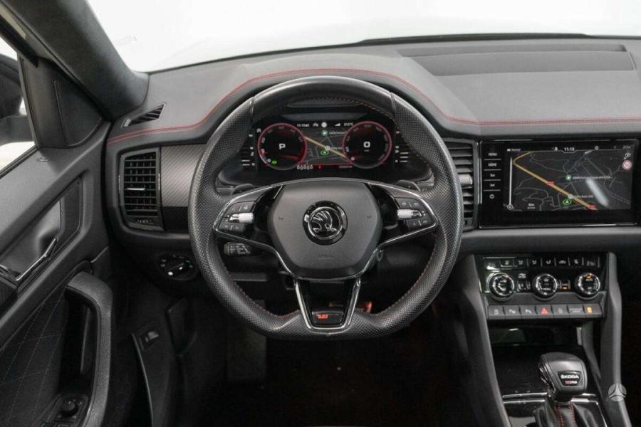 Grey Skoda Kodiaq 2023 in Vilnius, with an engine capacity of 2.00 L and mileage of 125 thousand km for 35500 €, photo 10 on AUTOMOTO.COM.LV