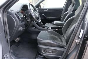 Grey Skoda Kodiaq 2023 in Vilnius, with an engine capacity of 1.97 L and mileage of 122 thousand km for 31900 €, photo 8 on AUTOMOTO.COM.LV