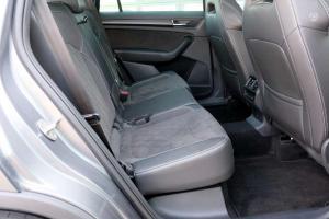 Grey Skoda Kodiaq 2023 in Vilnius, with an engine capacity of 1.97 L and mileage of 122 thousand km for 31900 €, photo 10 on AUTOMOTO.COM.LV