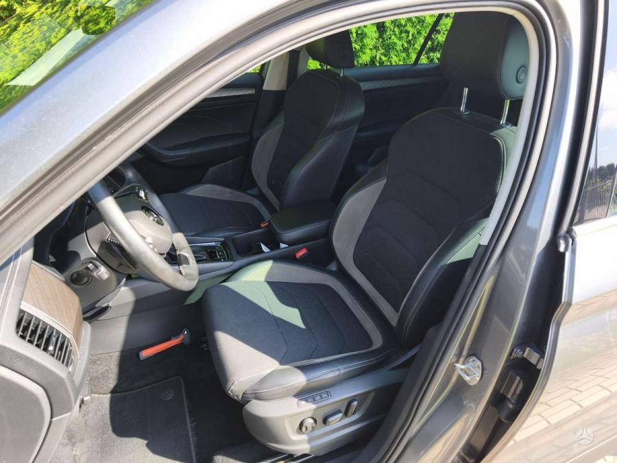 Серый Шкода Kodiaq 2023 в Калвария, объемом двигателя 1.50 л и пробегом 142 тыс. км за 23898 €, фото 13 на AUTOMOTO.COM.LV