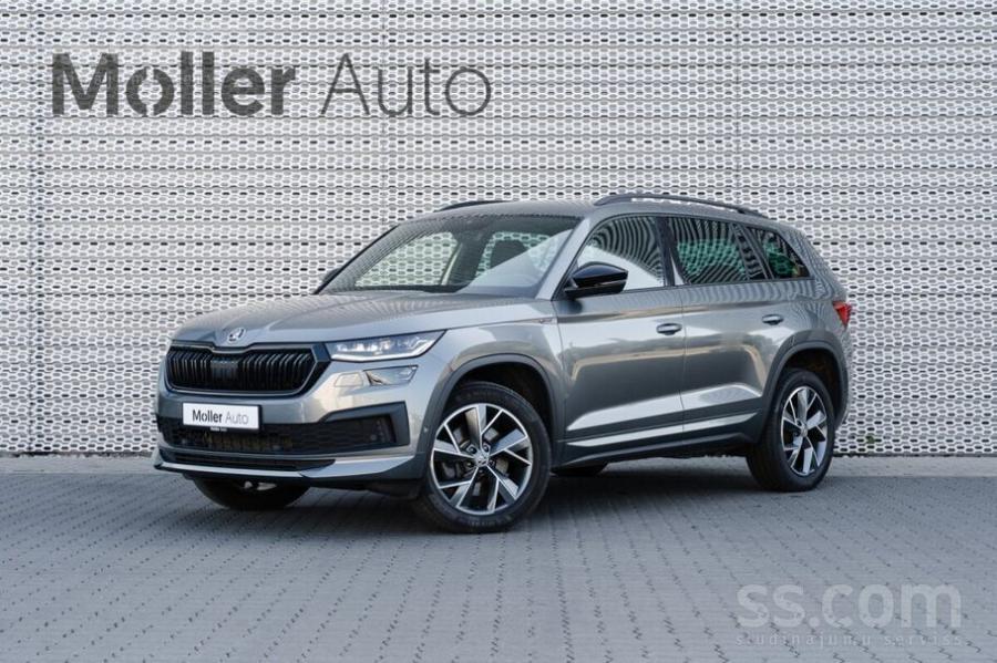 Pelēks Skoda Kodiaq 2023 Rīga, ar dzinēja tilpumu 2.00 L un nobraukumu 143 tūkst. km par 31700 €, foto 1 vietnē AUTOMOTO.COM.LV
