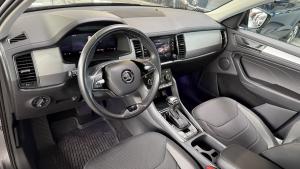 Grey Skoda Kodiaq 2023 in Riga, with an engine capacity of 2.00 L and mileage of 61 thousand km for 27900 €, photo 10 on AUTOMOTO.COM.LV