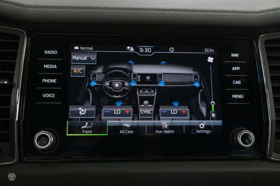 Серый Шкода Kodiaq 2023 в Вильнюс, объемом двигателя 2.00 л и пробегом 153 тыс. км за 29000 €, фото 16 на AUTOMOTO.COM.LV
