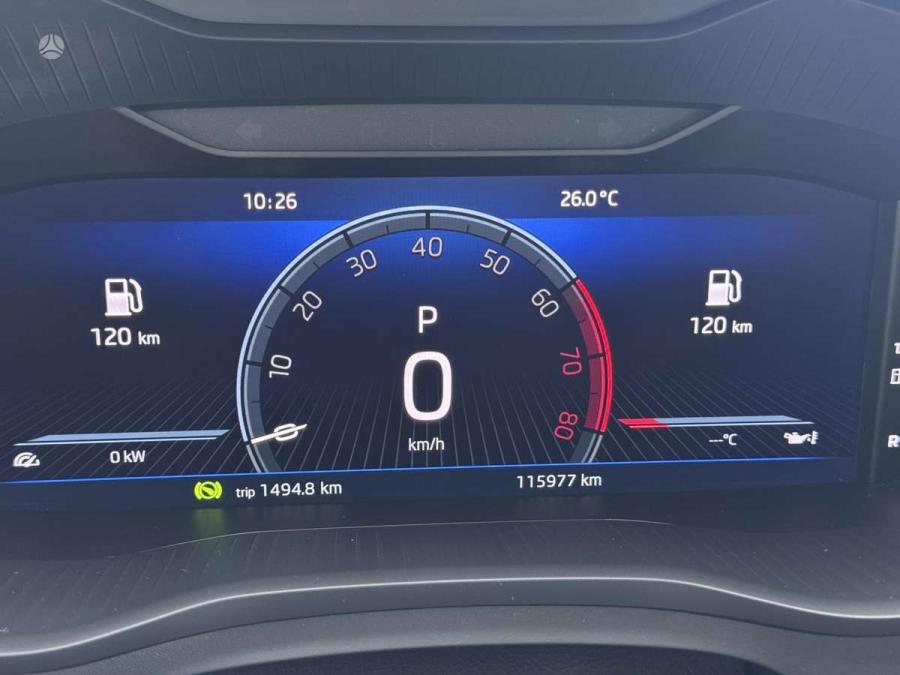 Серый Шкода Kodiaq 2023 в Вильнюс, объемом двигателя 1.50 л и пробегом 116 тыс. км за 23500 €, фото 11 на AUTOMOTO.COM.LV