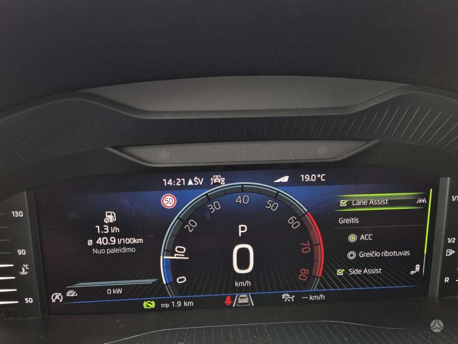 Grey Skoda Kodiaq 2023 in Siauliai, with an engine capacity of 1.98 L and mileage of 169 thousand km for 29900 €, photo 24 on AUTOMOTO.COM.LV