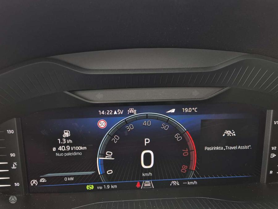 Grey Skoda Kodiaq 2023 in Siauliai, with an engine capacity of 1.98 L and mileage of 169 thousand km for 29900 €, photo 26 on AUTOMOTO.COM.LV