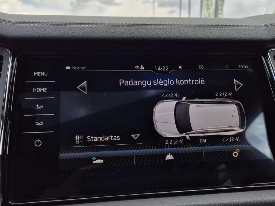 Grey Skoda Kodiaq 2023 in Siauliai, with an engine capacity of 1.98 L and mileage of 169 thousand km for 29900 €, photo 27 on AUTOMOTO.COM.LV