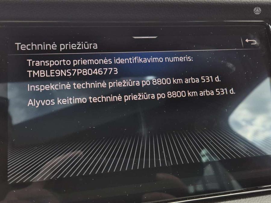 Grey Skoda Kodiaq 2023 in Siauliai, with an engine capacity of 1.98 L and mileage of 169 thousand km for 29900 €, photo 28 on AUTOMOTO.COM.LV
