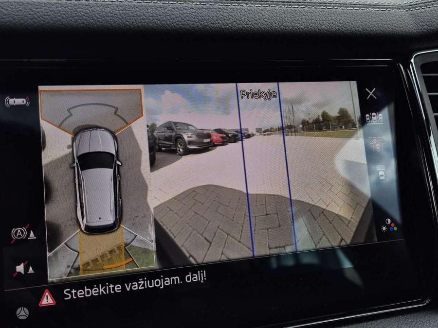 Grey Skoda Kodiaq 2023 in Siauliai, with an engine capacity of 1.98 L and mileage of 169 thousand km for 29900 €, photo 35 on AUTOMOTO.COM.LV
