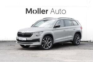 Pelēks Skoda Kodiaq 2023 Rīga, ar dzinēja tilpumu 2.00 L un nobraukumu 134 tūkst. km par 32900 €, foto  vietnē AUTOMOTO.COM.LV