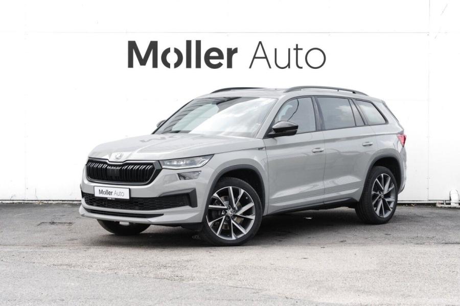 Pelēks Skoda Kodiaq 2023 Rīga, ar dzinēja tilpumu 2.00 L un nobraukumu 134 tūkst. km par 32900 €, foto 1 vietnē AUTOMOTO.COM.LV