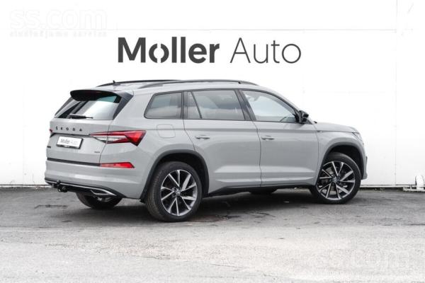 Pelēks Skoda Kodiaq 2023 Rīga, ar dzinēja tilpumu 2.00 L un nobraukumu 134 tūkst. km par 32900 €, foto 5 vietnē AUTOMOTO.COM.LV
